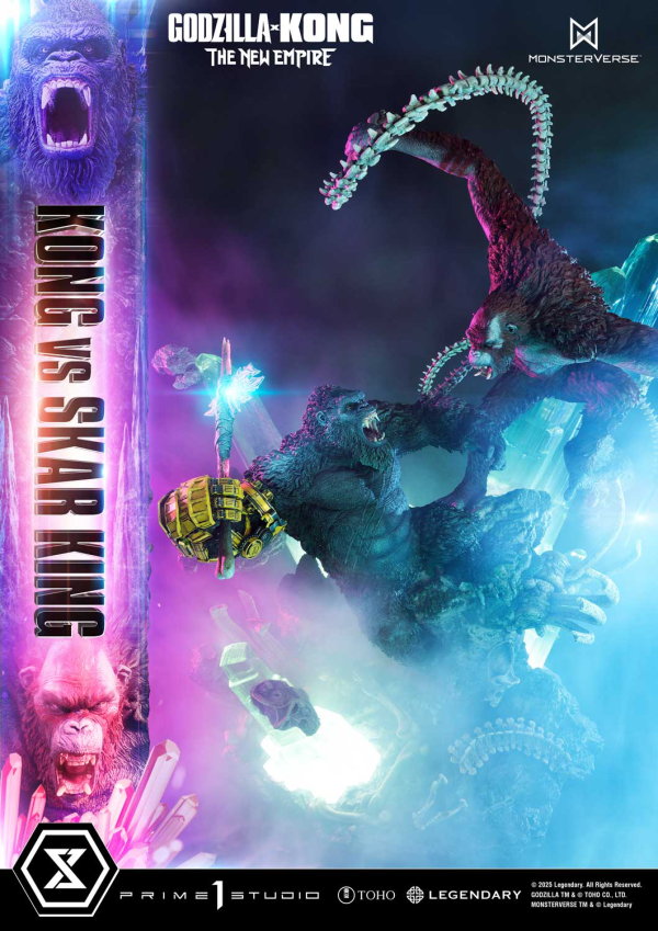 Prime 1 Studio Ultimate Diorama Masterline Godzilla x Kong: The New Empire (Film) Kong vs Skar ...
