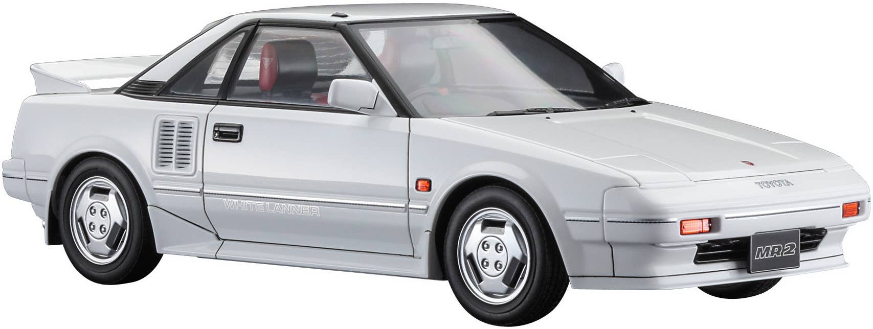 Hasegawa 1/24 TOYOTA MR2 (AW11) EARLY VERSION WHITE LANNER(4967834206564)(4967834206564)|P-Rex Hobby