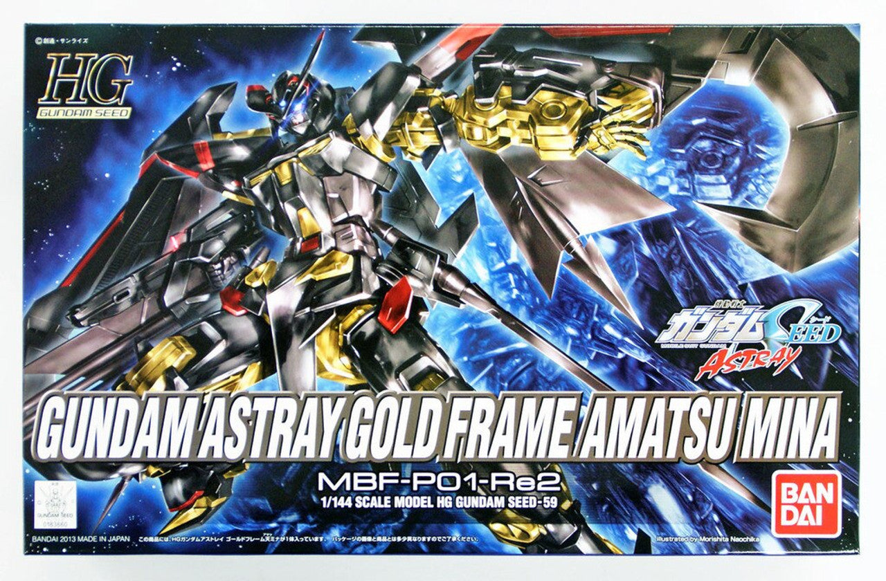 BANDAI Hobby HG 1/144 Gundam Astray Gold Frame Amatsu Mina(4573102575913)|P-Rex Hobby