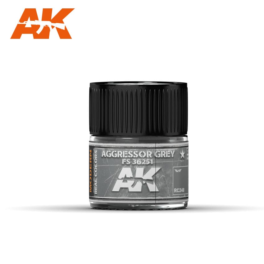 AK Interactive Real Colors Aggressor Grey FS 36251 10ml(8436564925497)|P-Rex Hobby