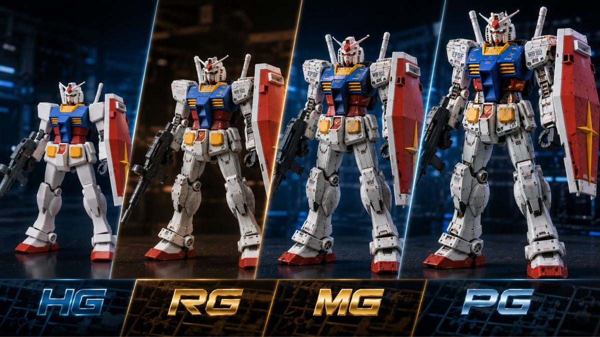 HG vs RG vs MG vs PG: Every Gunpla Grade Compared | P-Rex Hobby