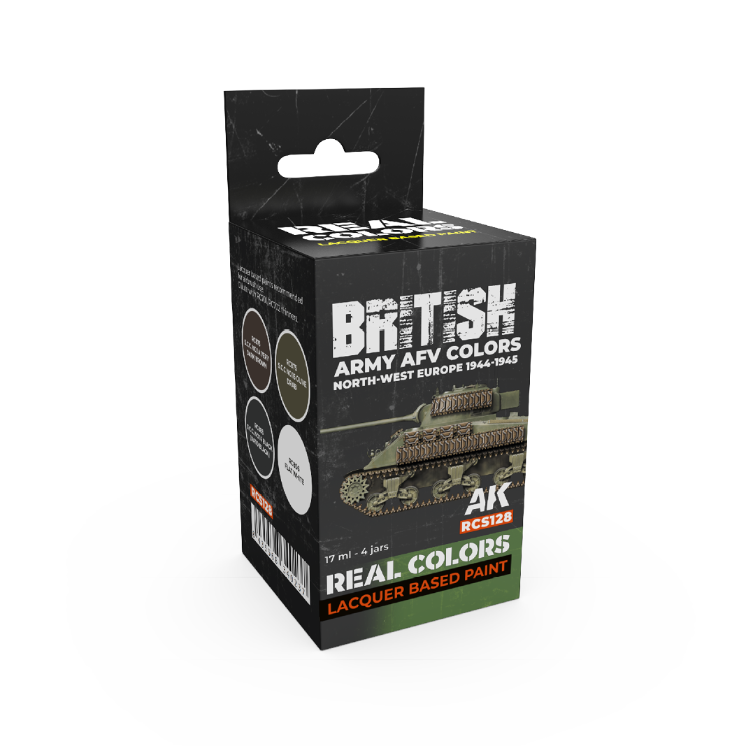 AK Interactive Real Colors British Army AFV Colors Set (Set of 4 ...