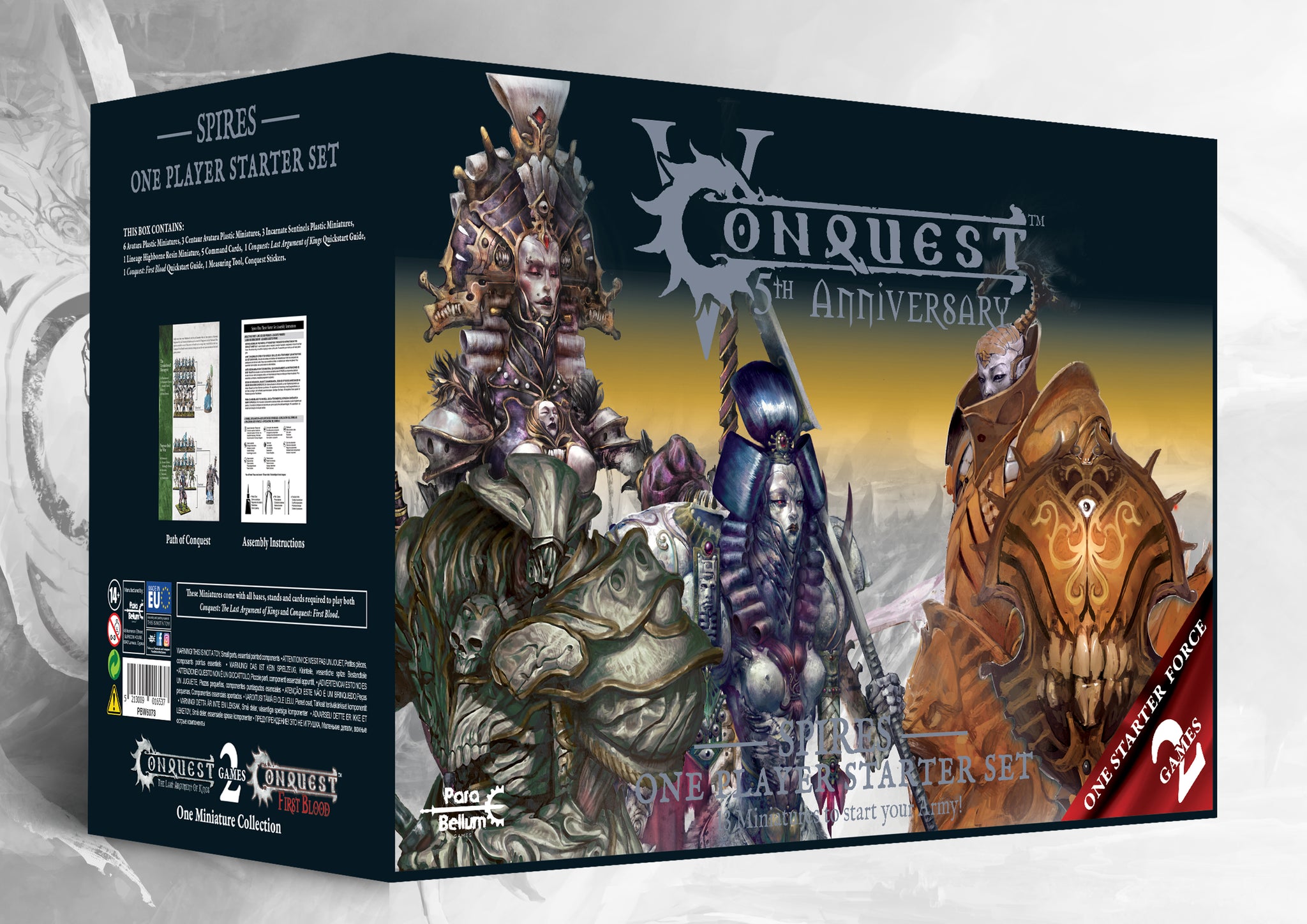 Conquest, Spires - Conquest 5th Anniversary Supercharged Starter Set ...