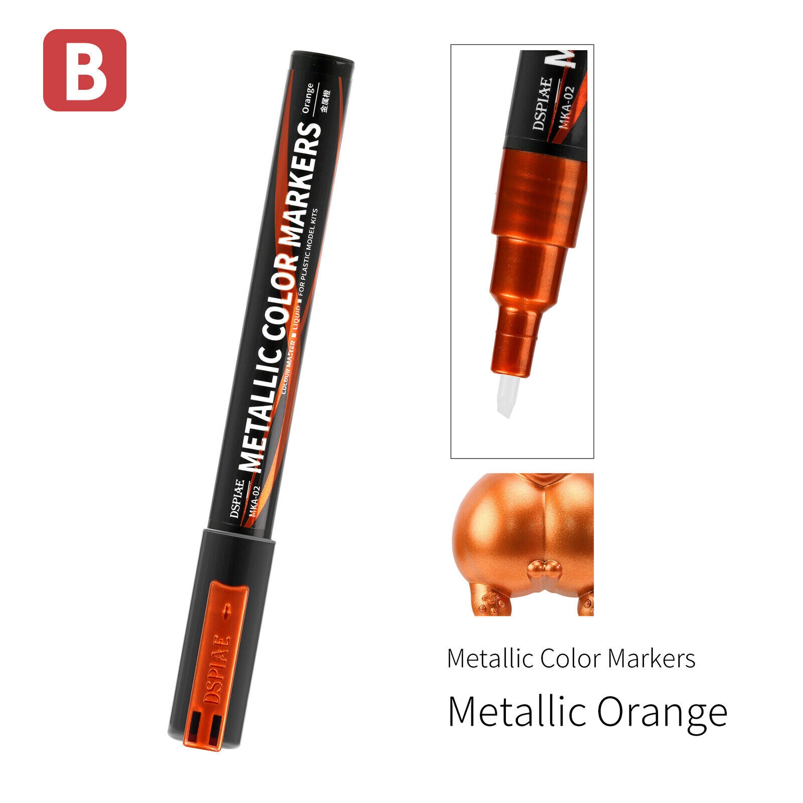 DSPIAE Super Metallic Color Markers - Metallic Orange | P-Rex Hobby ...
