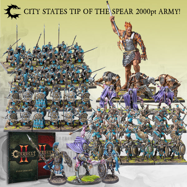 Conquest, City States Tip of the Spear 2000pt Army (PBW1044)