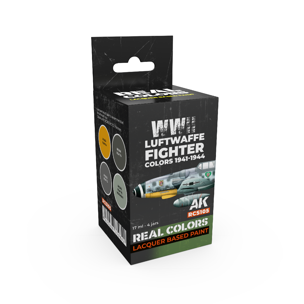 AK Interactive Real Colors Luftwaffe Fighter Colors 1941-1944 Set (Set ...