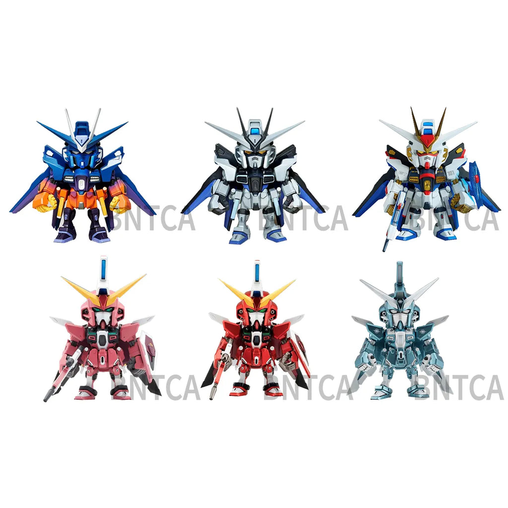 Bandai BNESH-Q MSV QMSV Mini Strike Freedom Gundam Justice Gundam ...