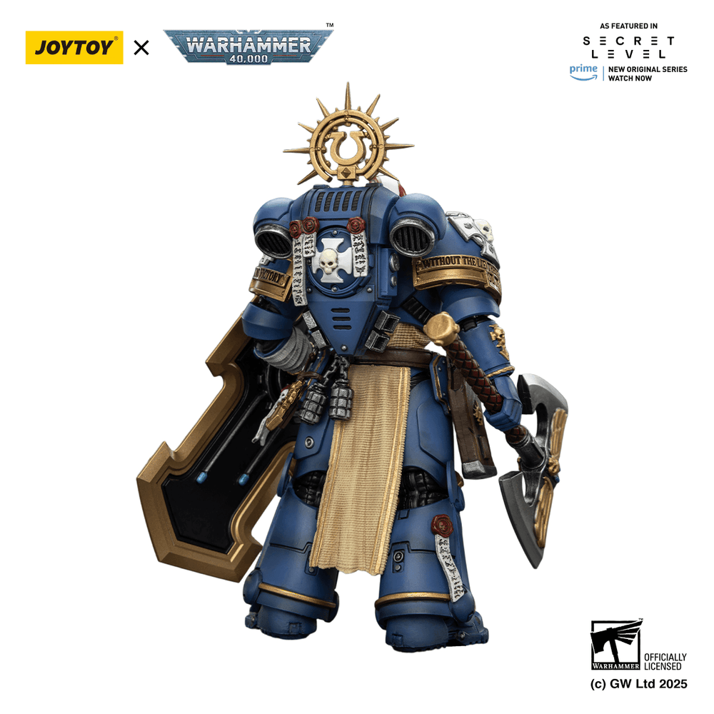 Ultramarines Metaurus with Power Axe, Stormshield and Plasma Pistol ...