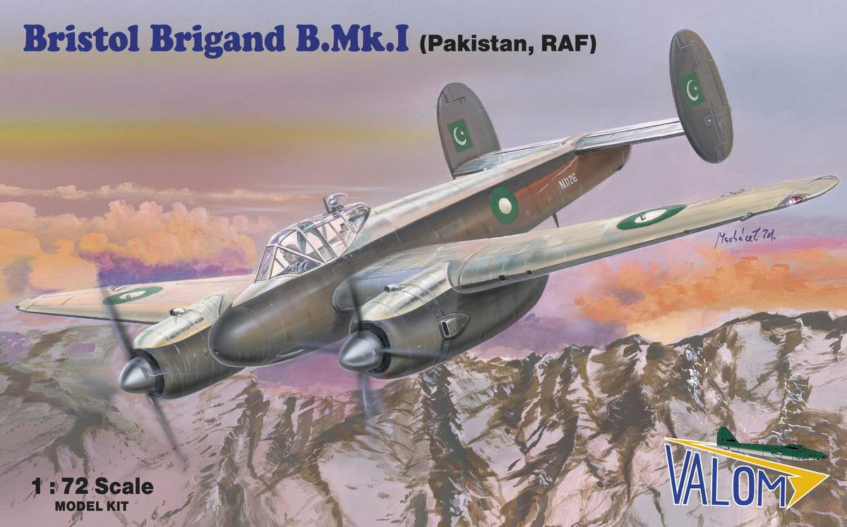 Valom 1/72 Bristol Brigand B Mk I PAF RAF Model Kit | P-Rex Hobby ...