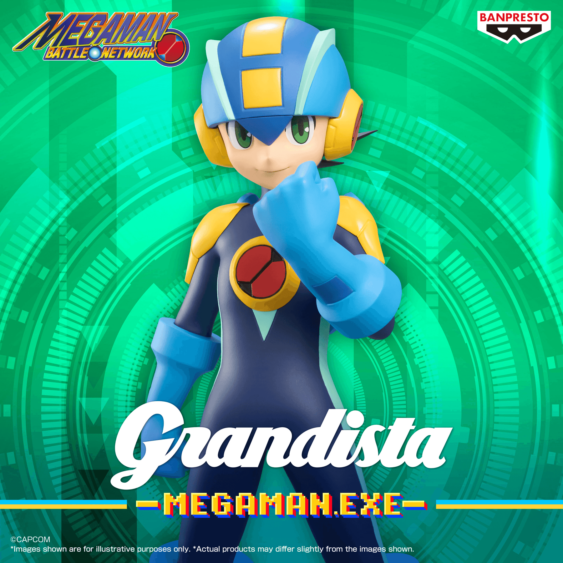MEGA MAN BATTLE NETWORK Grandista-MEGAMAN.EXE-|P-Rex Hobby