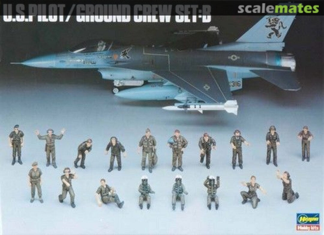 Hasegawa X48 5 1 48 U.S. Pilot Ground Crew Set B | P-Rex Hobby