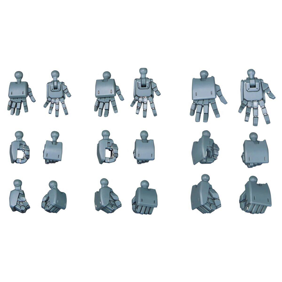 Bandai HGBC 1/144 #43 Build Hands (square) L,M,S "Gundam Build Divers ...