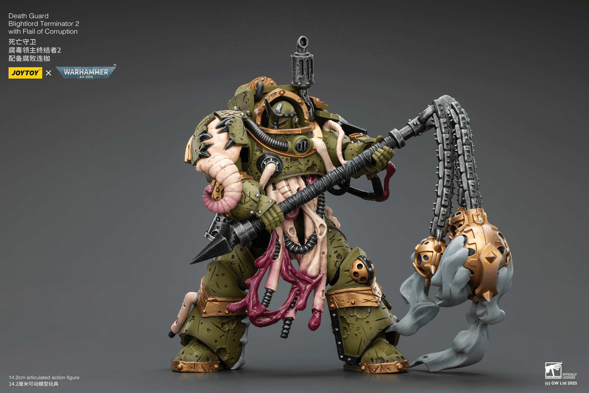 Death Guard Blightlord Terminator 2 with Flail of Corruption Action ...