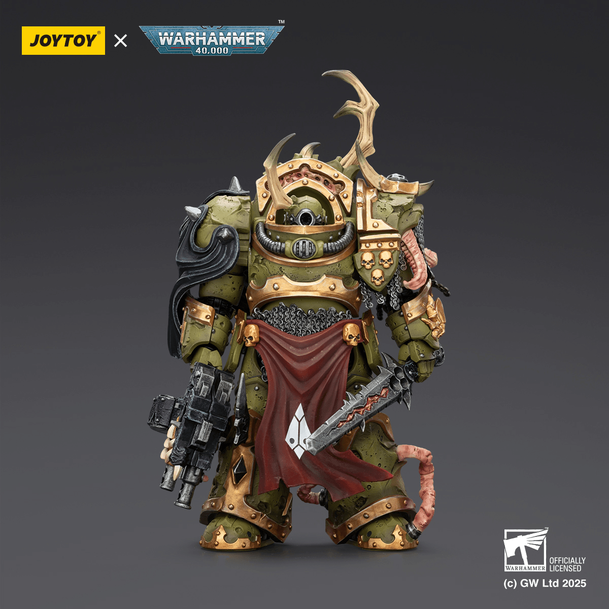 Death Guard Blightlord Terminator 3 with Combi-bolter and Bubotic Blade ...