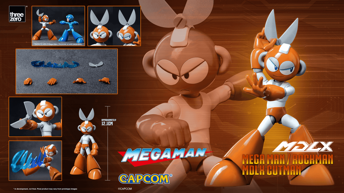 Rockman / Mega Man MDLX Cutman Action Figure | P-Rex Hobby