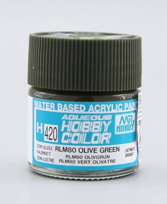 Mr Hobby H420 RLM80 Olive Green [German luftwaffe airclaf ...