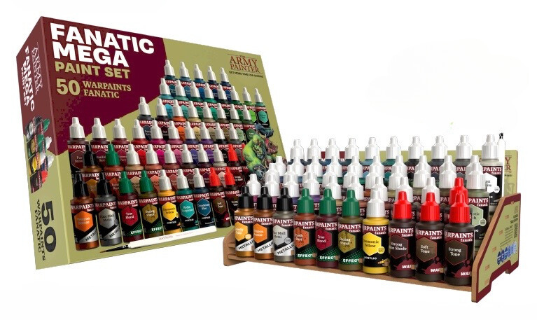 Army Painter Warpaints Fanatic Mega Paint Set | P-Rex Hobby | 5713799806702