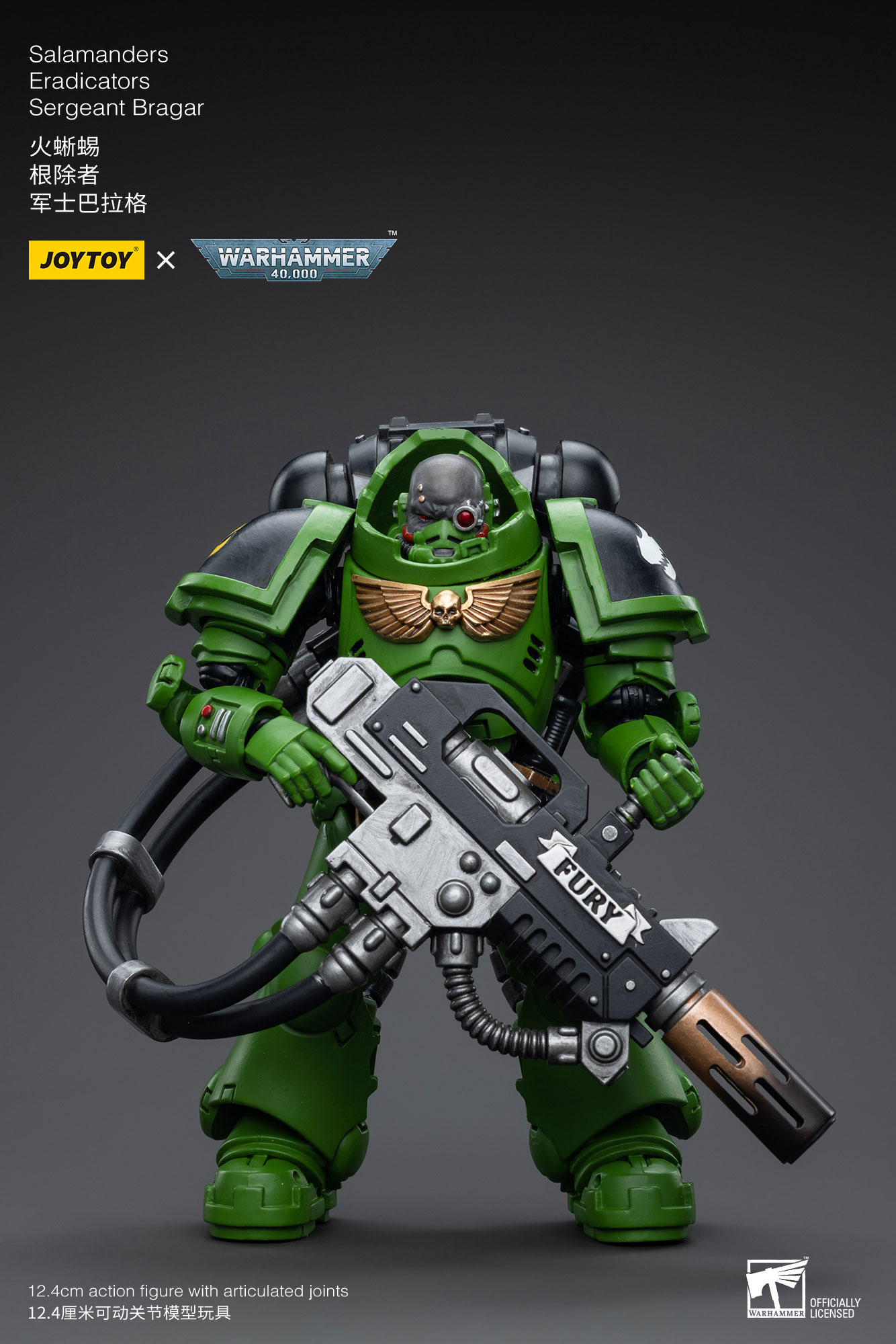 Salamanders Eradicators Sergeant Bragar Action Figure | P-Rex Hobby