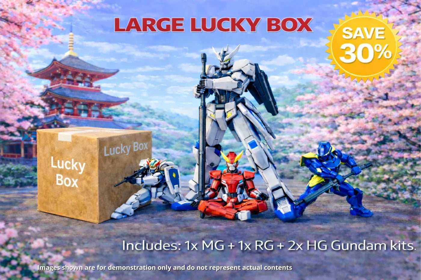 LARGE GUNDAM LUCKY BOX | P-Rex Hobby