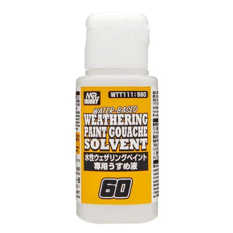 Mr Hobby WATER BASED WEATHERING PAINT GOUACHE SOLVENT(4973028507157)|P ...