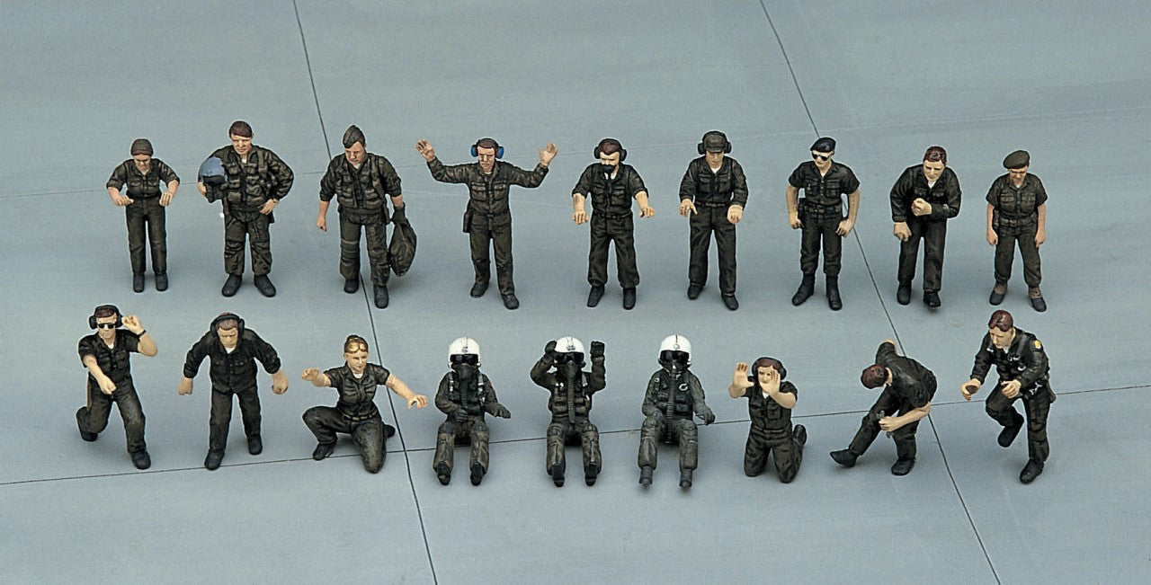 [X48-5] 1:48 U.S. PILOT / GROUND CREW SET B Model Kit(4967834361058)