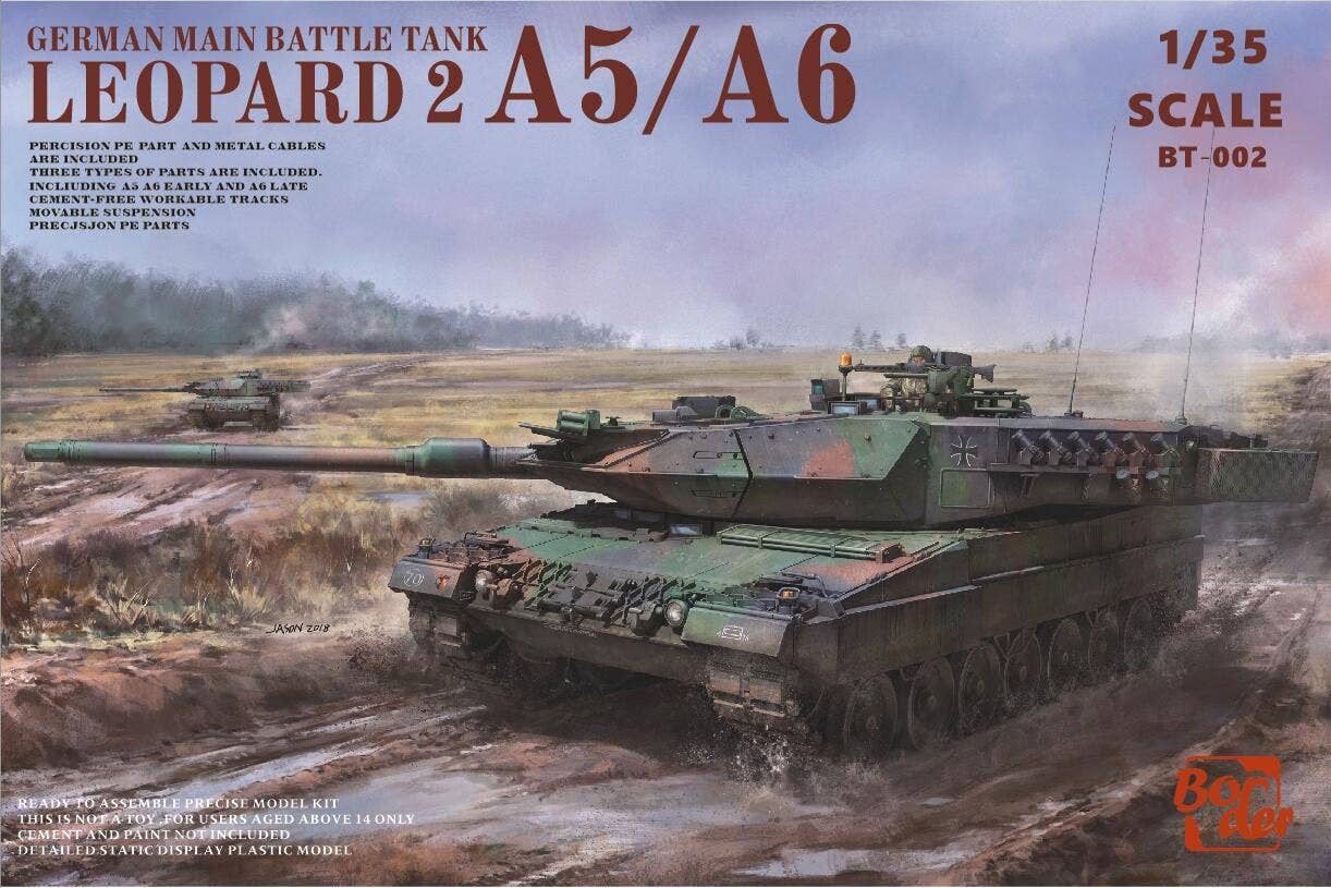 Border Model 1/35 Leopard 2 A5/A6 (6971995740957) | P-Rex Hobby