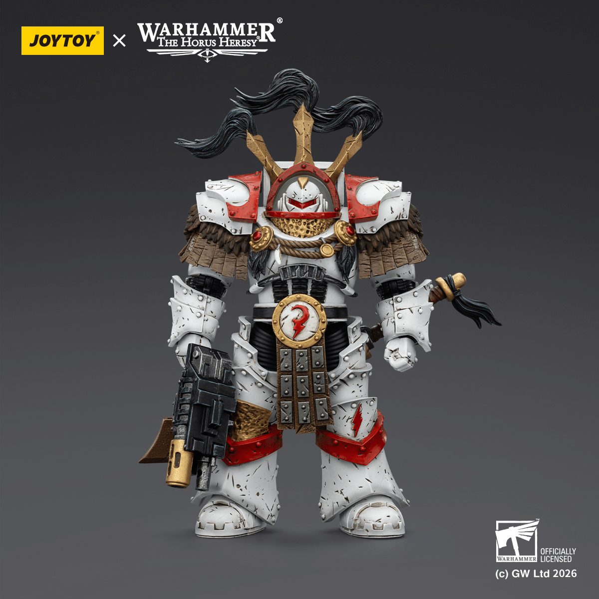 White Scars Legion Praetor in Cataphractii Terminator Armour with Cyber ...