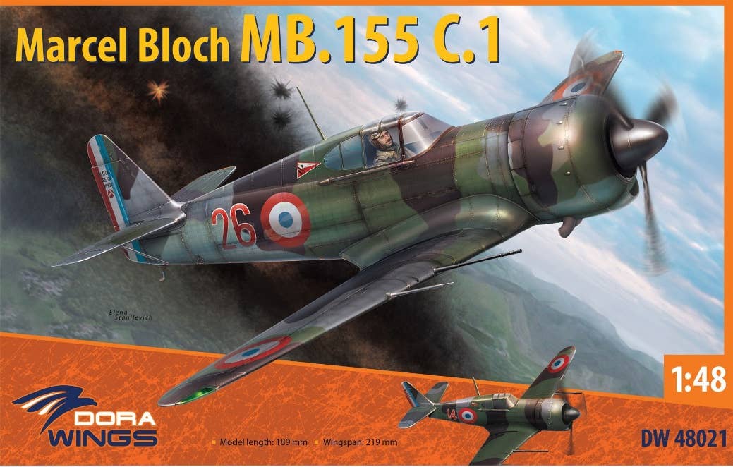 Dora Wings Bloch MB.155C.1 (4820237050359) | P-Rex Hobby