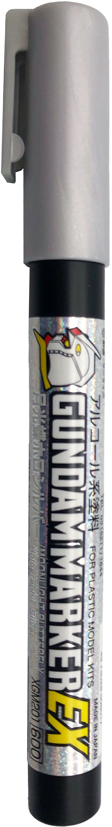 Mr Hobby Gundam Marker EX Moonlight Butterfly Holo Silver(4973028508017 ...