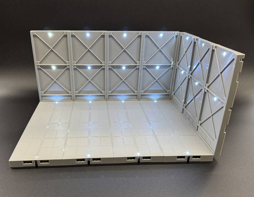 Built-in LED hangar | P-Rex Hobby