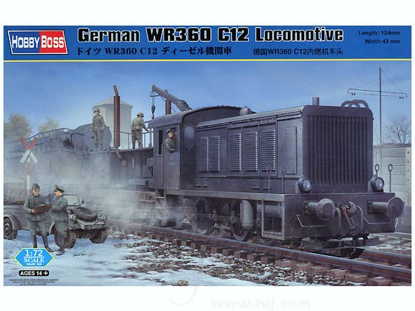 Hobby Boss 1/72 German WR360 C12 Locomotive Model Kit | P-Rex Hobby ...