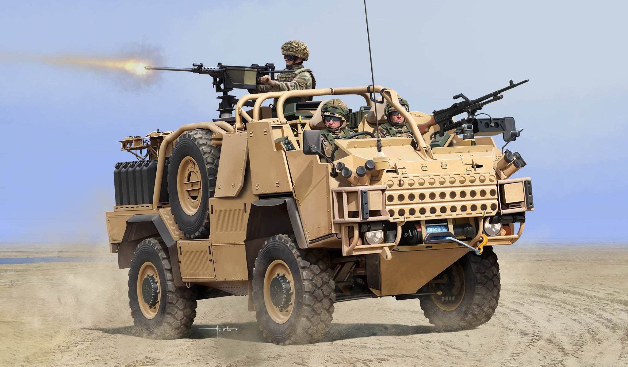 Hobby Boss 1/35 Jackal 2 High Mobility Weapon Platform | P-Rex Hobby ...