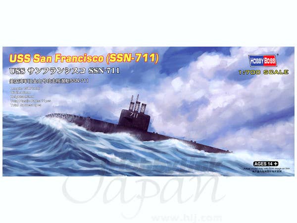 Hobby Boss 1/700 USS San Francisco (SSN-711) Model Kit (6939319270153 ...