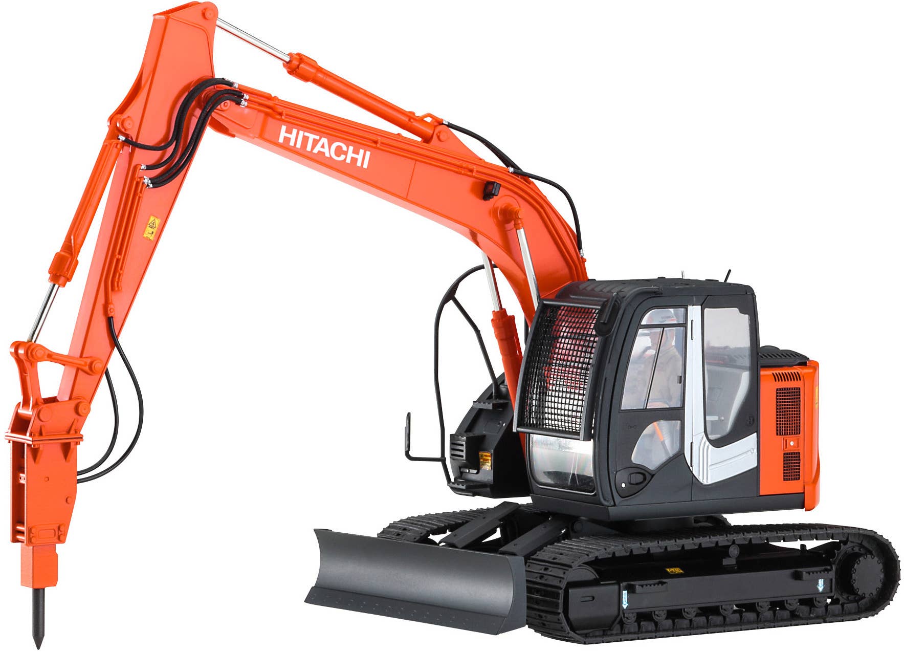 1/35 HITACHI EXCAVATOR ZAXIS 135US HYDRAULIC BREAKER Model Kit ...