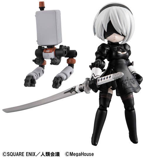Desktop Army NieR：Automata Ver1.1a Collaboration 2B Action Figure ...