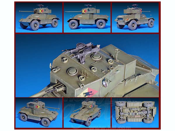 Miniart AEC MK 3 Armoured Car 1/35 Scale Model Kit | P-Rex Hobby