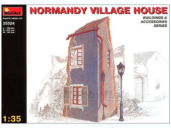 MiniArt Normandy Village House (1/35) Accessory (4820041101254) | P-Rex ...