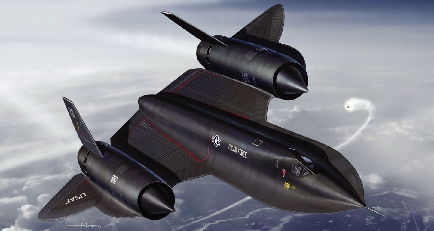Platz 1/144 USAF Strategic Reconnaissance Aircraft SR-71A Blackbird ...