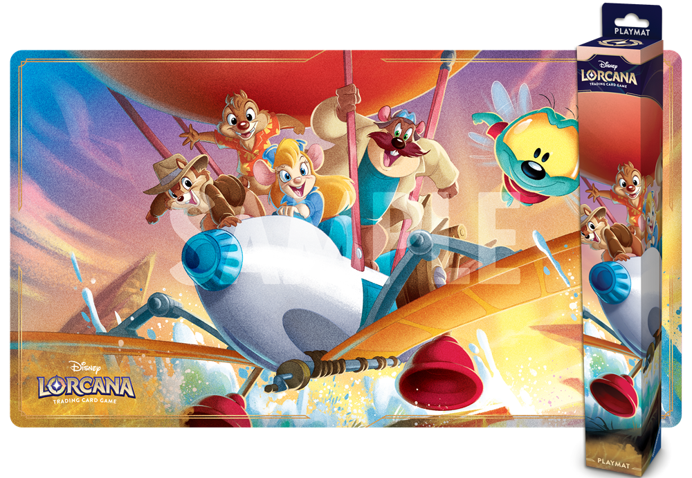 DISNEY LORCANA PLAYMAT SET 8 MAT A RESCUERS(4050368985392) | P-Rex Hobby