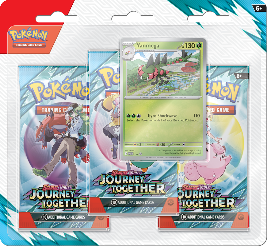 POKEMON SV9 JOURNEY TOGETHER 3PK BLISTER (24)(196214124233 ...