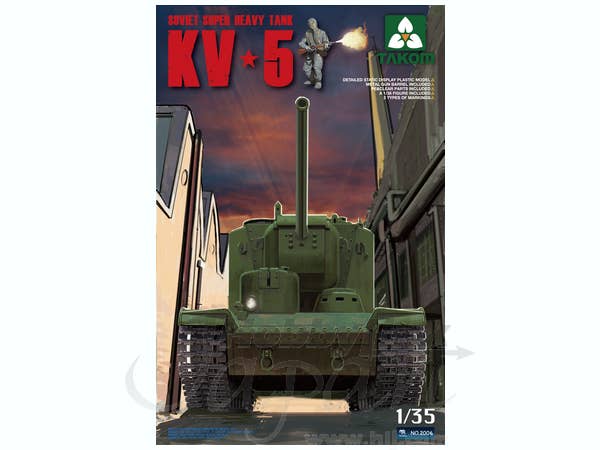 Takom 1/35 Soviet Super Heavy Tank KV-5 – P-REX Hobby