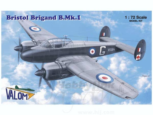 Valom 1/72 Bristol Brigand B Mk I Model Kit | P-Rex Hobby | 8594054290309