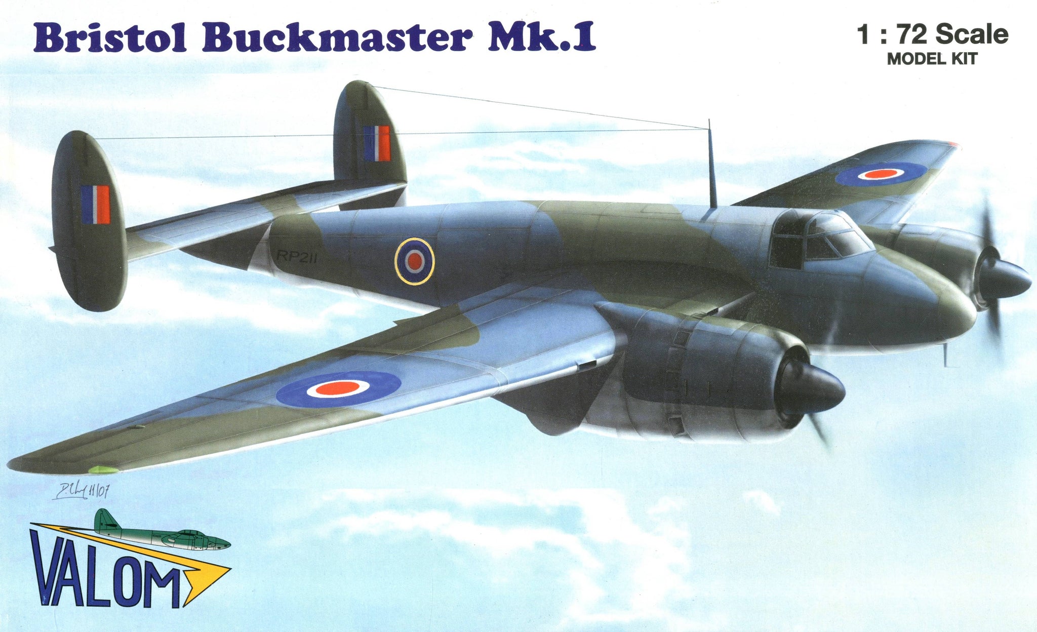 Valom 1/72 Bristol Buckmaster Mk.I Model Kit (8594054290316) | P-Rex Hobby