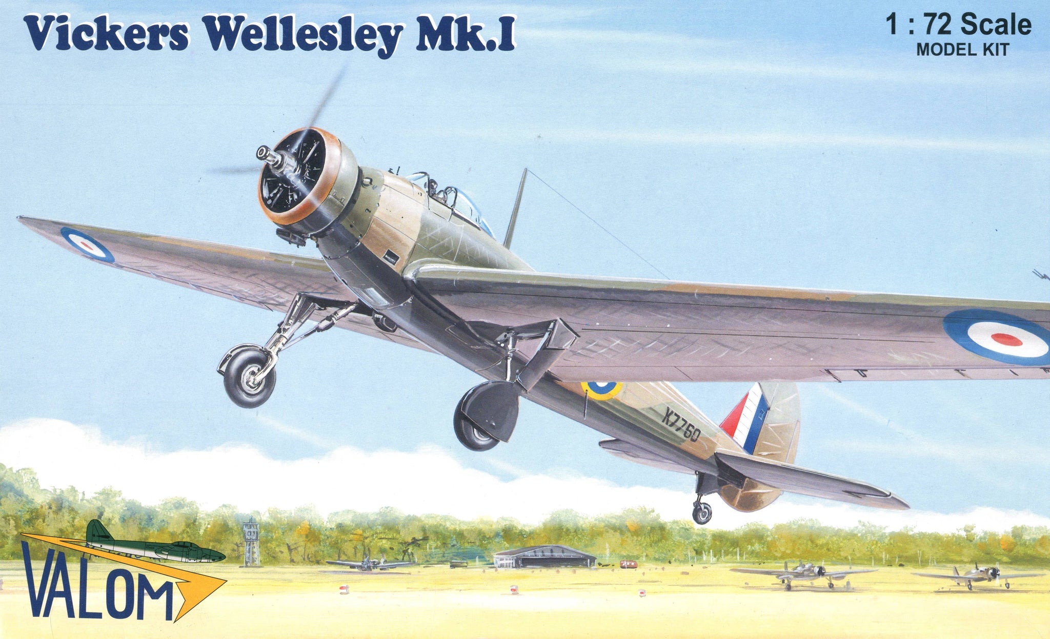 Valom 1/72 Vickers Wellesley Mk.I Model Kit (8594054290781) | P-Rex Hobby