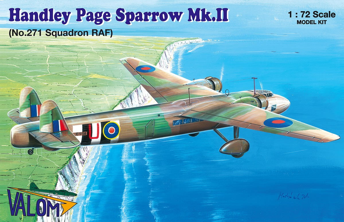 Valom 1/72 Handley Page Sparrow Mk.II (271 Sqn. RAF) Model Kit ...