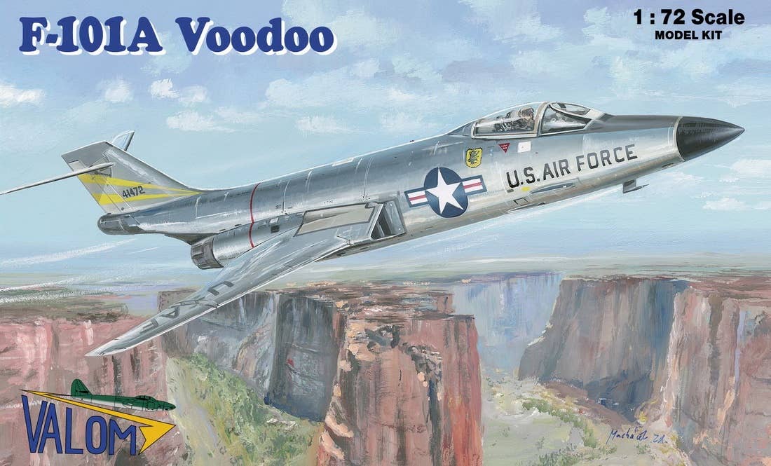 Valom 1/72 F-101A Voodoo Model Kit | P-Rex Hobby | 8594054290941