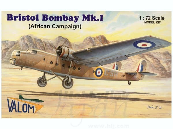 Valom 1/72 Bristol Bombay Mk.I (African campaign) Model Kit ...