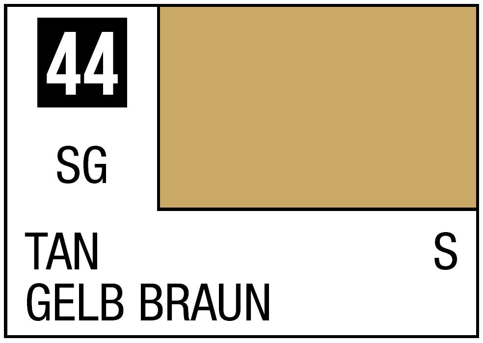 Mr Hobby Mr. Color 44 - Tan (Semi-Gloss/Ship) - 10ml (4973028635027 ...