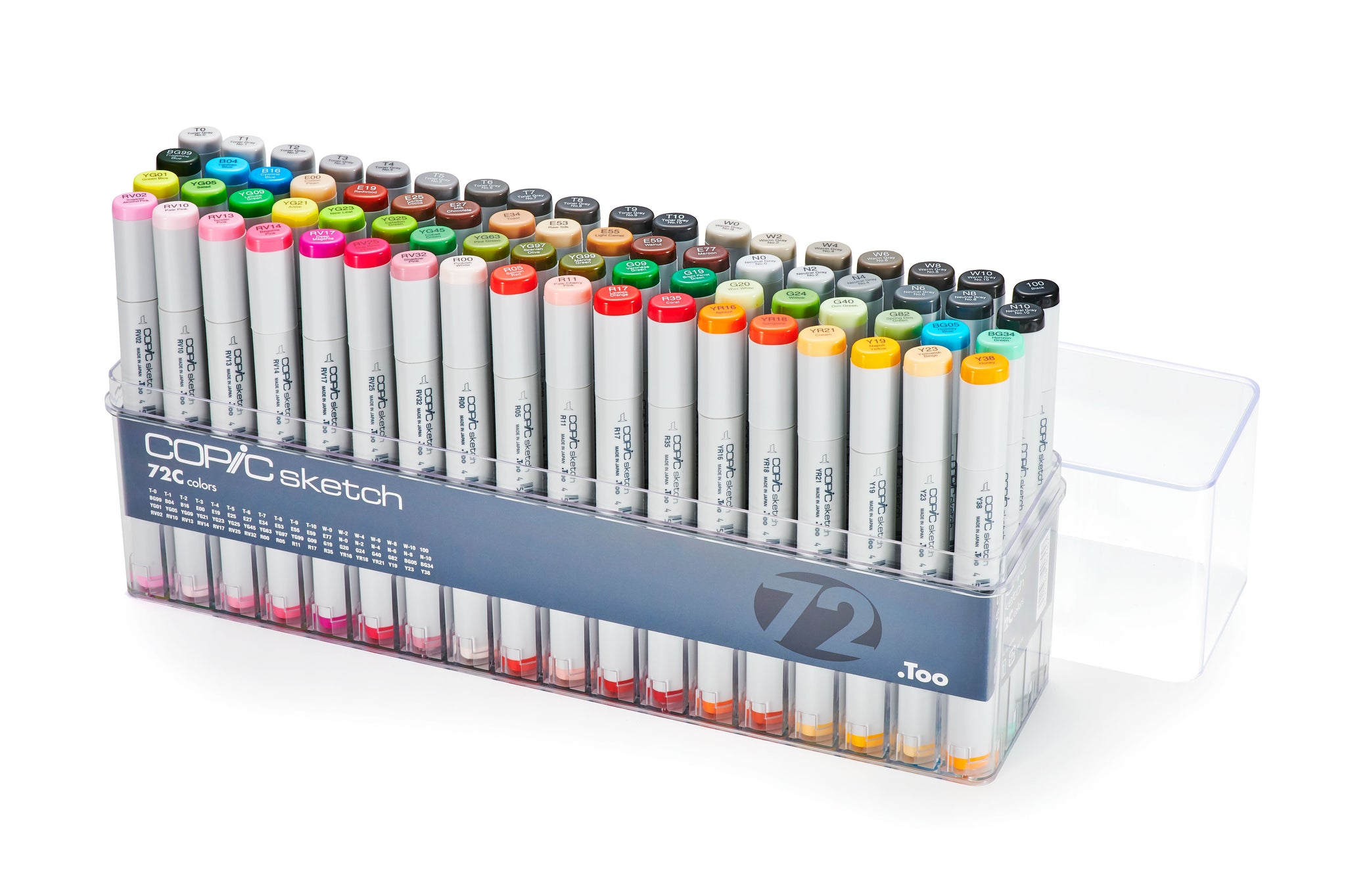 Copic Sketch Marker 72Pc Set C, 72 (4511338007457) | P-Rex Hobby