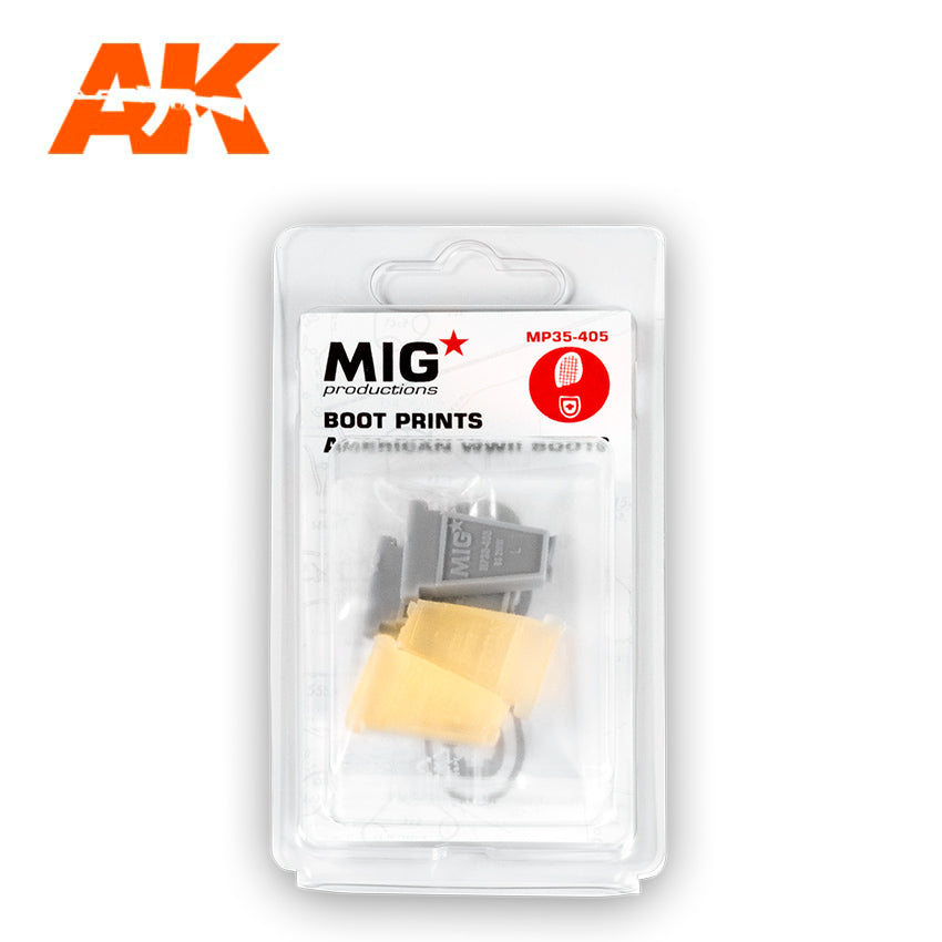 MIG 1/35 Boot Prints - American WWII Boots | P-Rex Hobby | 8435568304932